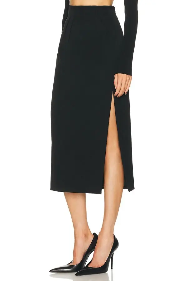 MUGLER Midi Tailored Skirt