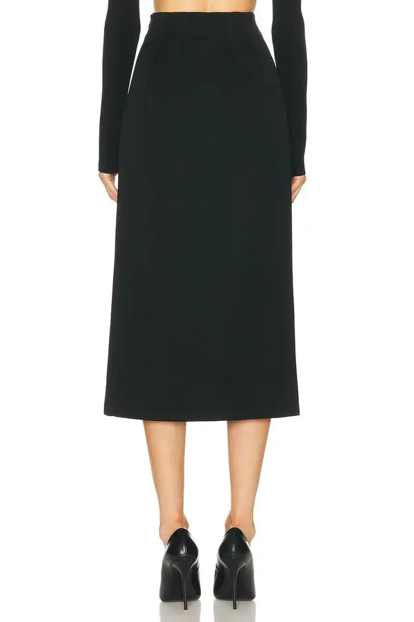 MUGLER Midi Tailored Skirt