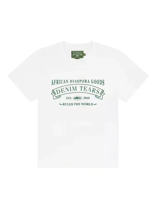 DENIM TEARS X Corteiz Adg T-shirt - White