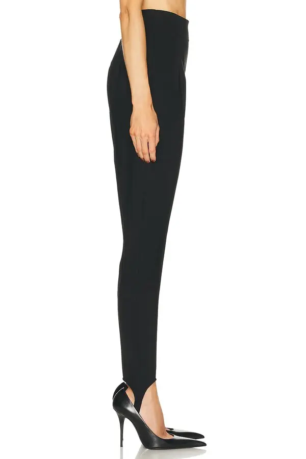 MUGLER High-waisted Stirrup Leggings
