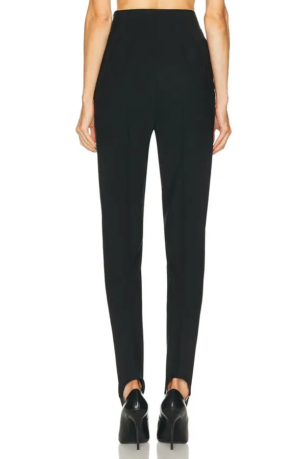 MUGLER High-waisted Stirrup Leggings