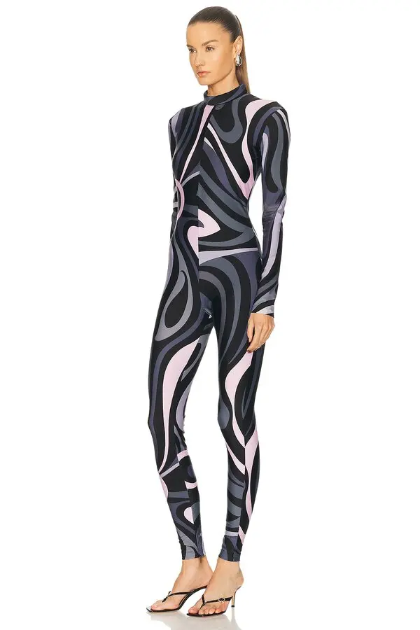 Emilio Pucci Long Sleeve Jumpsuit