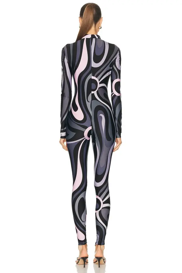 Emilio Pucci Long Sleeve Jumpsuit