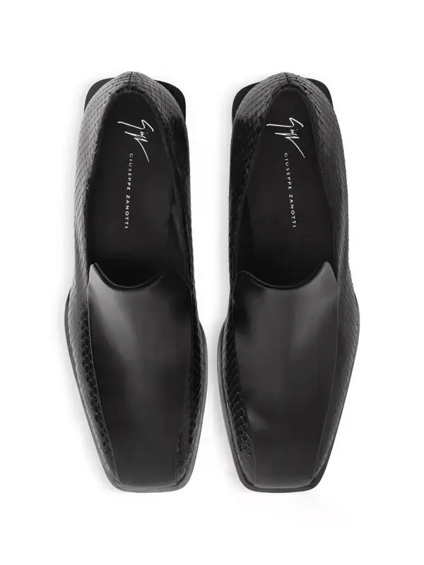 GIUSEPPE ZANOTTI Gz Lucky Square-toe Loafers