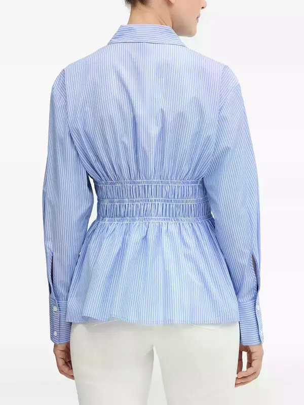 Rag & Bone Striped Shirred Shirt