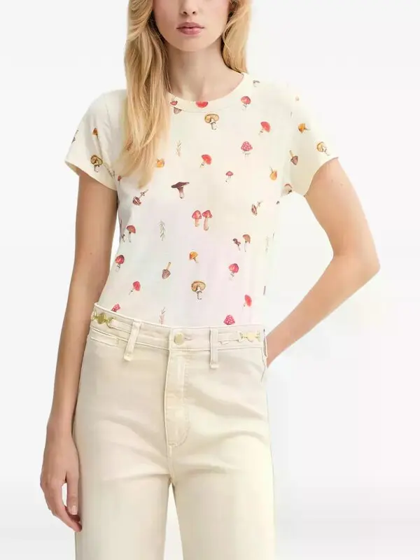 Rag & Bone Mushroom Print T-shirt