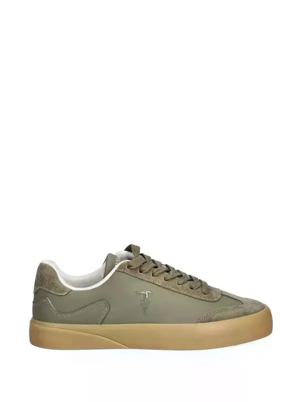 TRUSSARDI Logo-detail Leather Sneakers