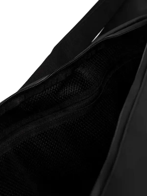Rains Duffle Bag With Embossed Logo - Black