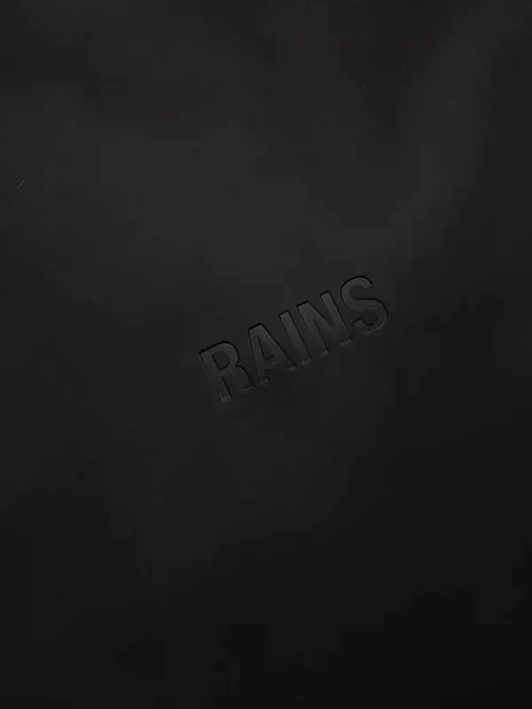Rains Duffle Bag With Embossed Logo - Black
