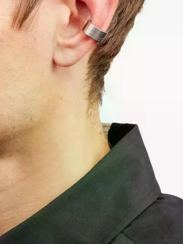 Maison Margiela Numeric Earcuff - Silver | Editorialist display picture 3