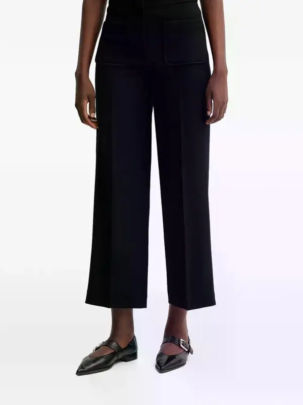 SESSUN Pressed-crease Trousers
