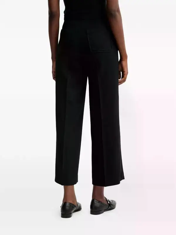 SESSUN Pressed-crease Trousers