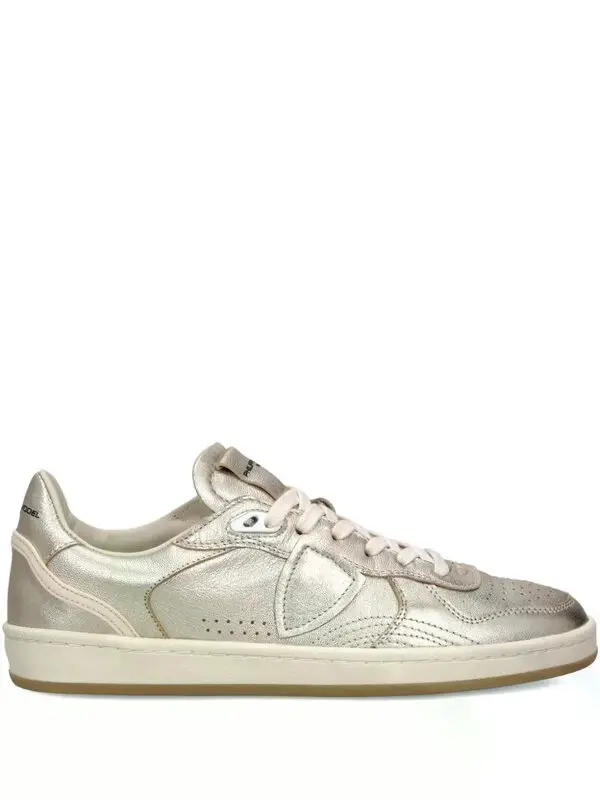 Philippe Model Lace-up Low Top Sneakers - Gold