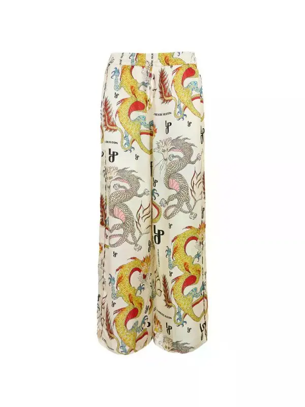 La Prestic Ouiston Giudecca Dragon-print Trousers