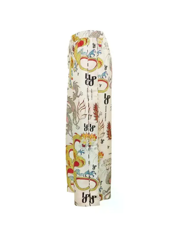 La Prestic Ouiston Giudecca Dragon-print Trousers