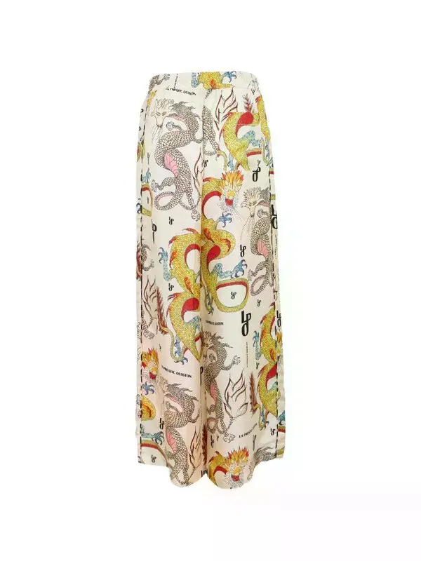 La Prestic Ouiston Giudecca Dragon-print Trousers