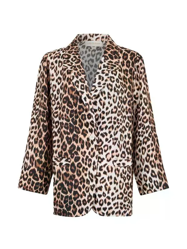 La Prestic Ouiston Panther-print Blazer