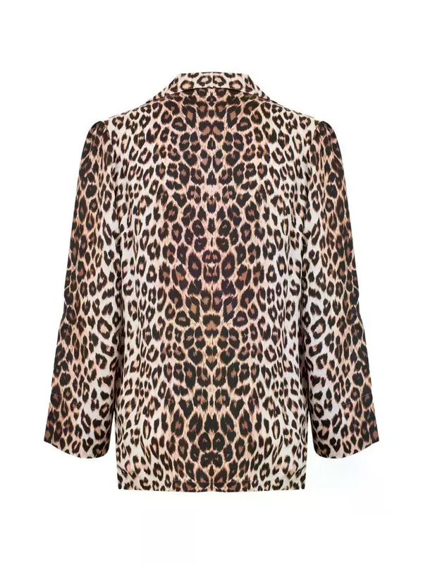 La Prestic Ouiston Panther-print Blazer