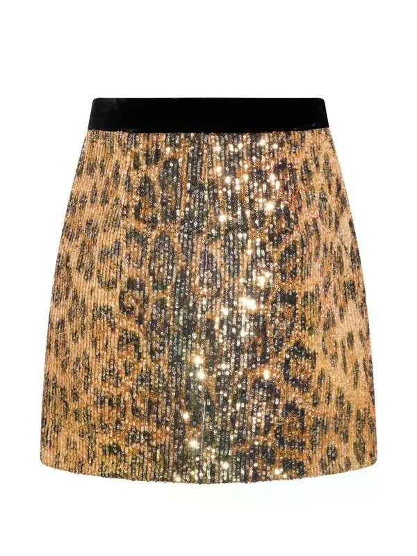 Roberto Cavalli Animal-print Mini Skirt