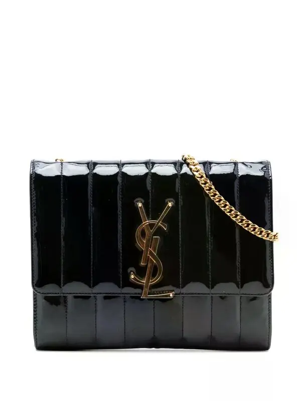 Saint Laurent 2018 Medium Patent Vicky Crossbody Bag