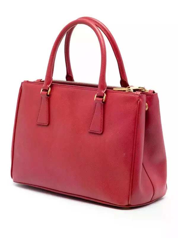 Prada Galleria Double Zip Satchel