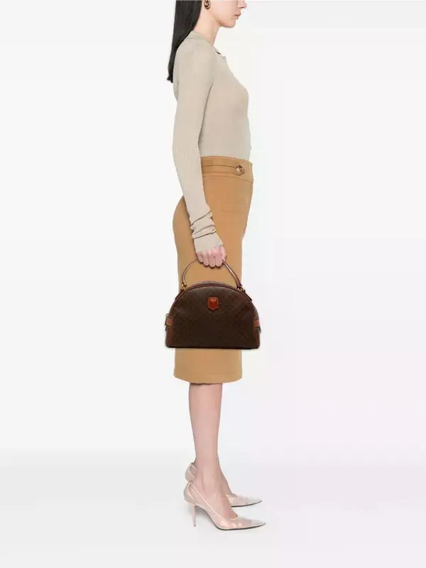 Celine 1996 Macadam Coated Canvas Handbag