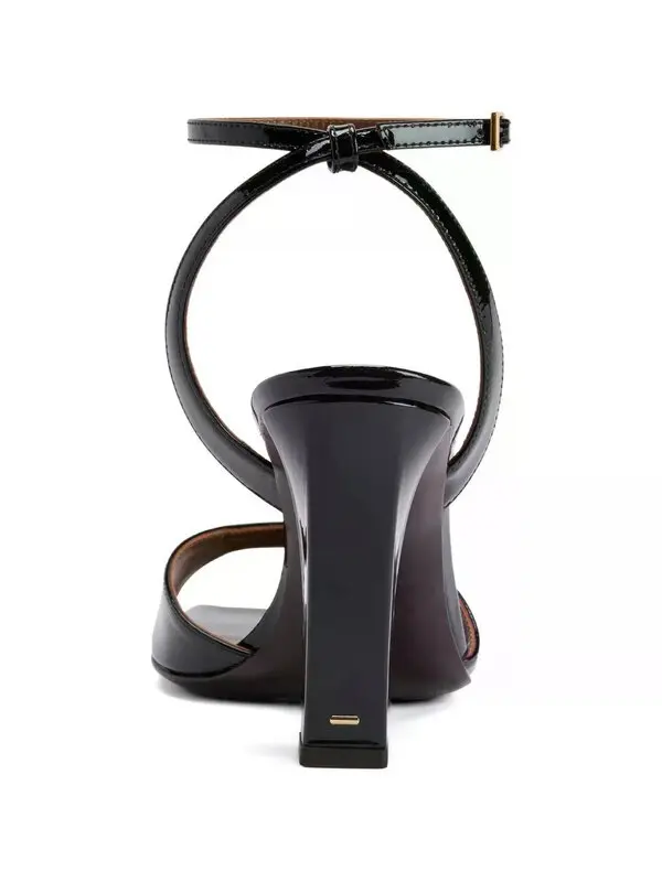 GIUSEPPE ZANOTTI Venice Square-toe Sandals - Black