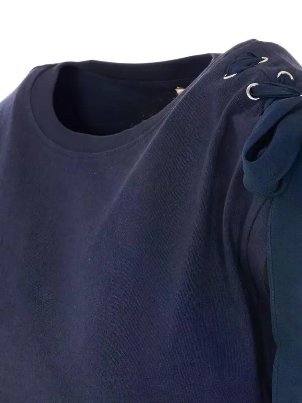 TWINSET Tie-detail Crew-neck T-shirt
