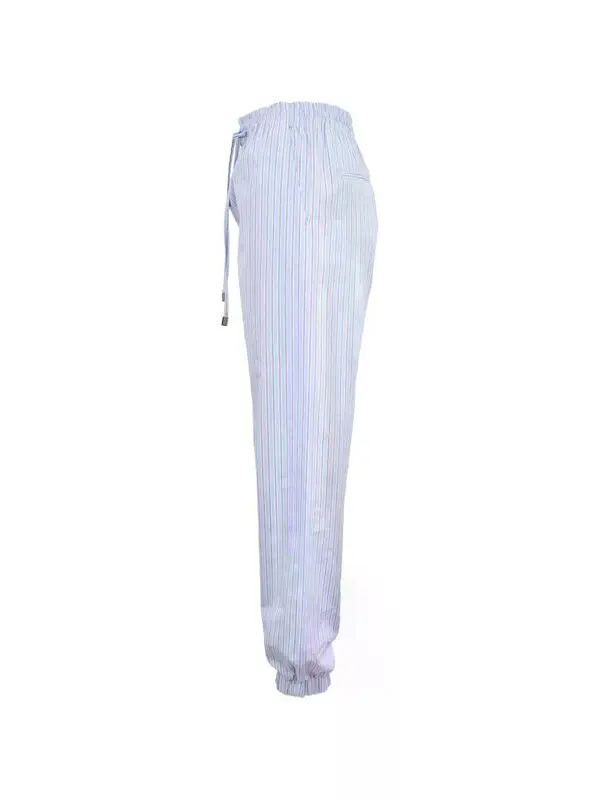 Attico Striped Drawstring Trousers
