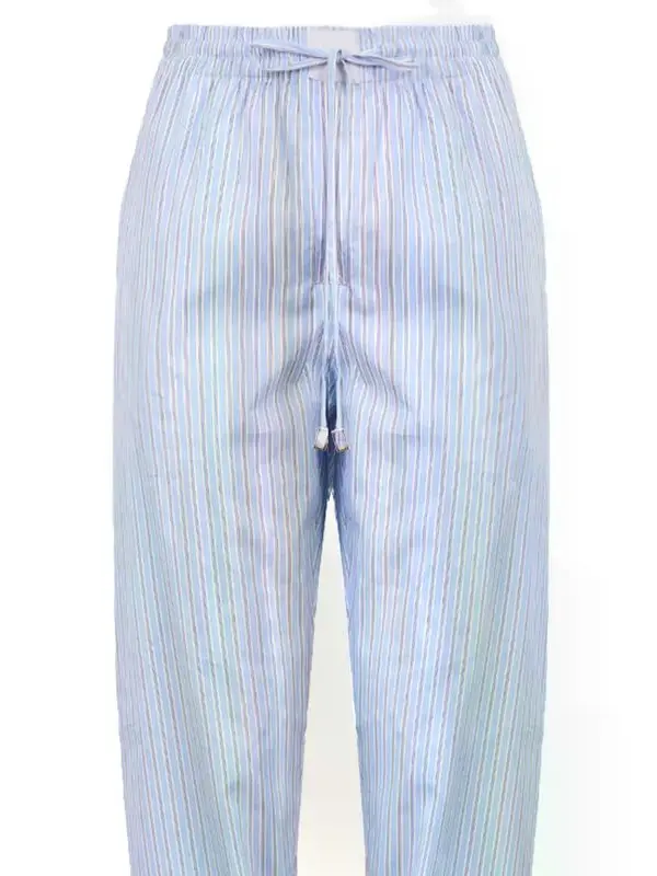 Attico Striped Drawstring Trousers