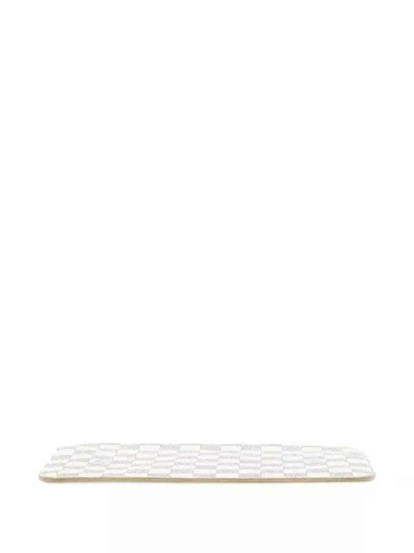 LOUIS VUITTON 2014 Damier Azur Neverfull Mm Pouch - White