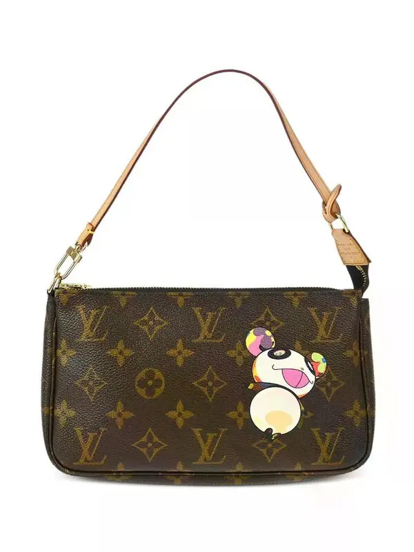LOUIS VUITTON 2004 Panda Monogram Pochette Accessories