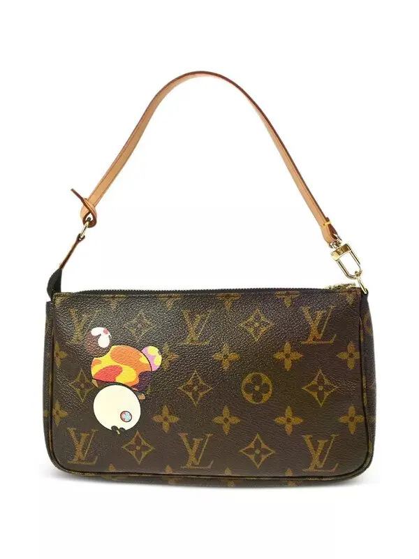 LOUIS VUITTON 2004 Panda Monogram Pochette Accessories