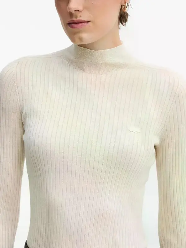 Lacoste Ribbed-knit Turtleneck Sweater