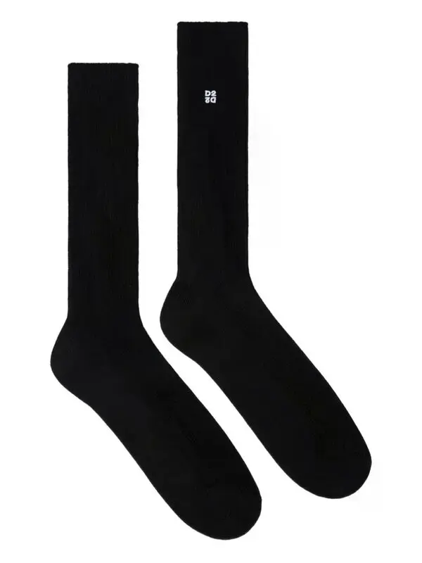 Dsquared2 Ribbed Logo Socks