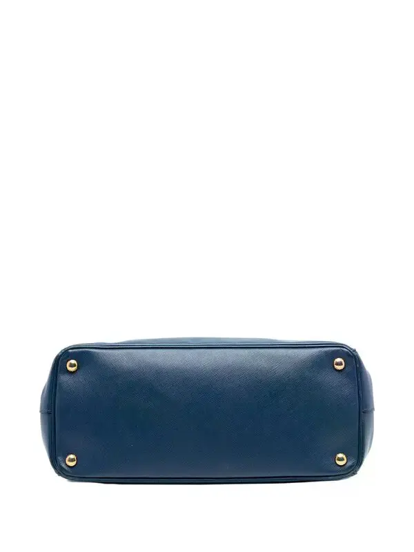 Prada Medium Saffiano Lux Galleria Double Zip Satchel