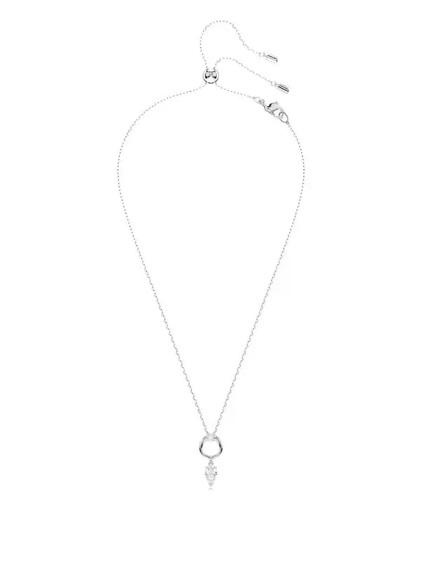 SWAROVSKI Mesmera Pear-cut Pendant Necklace - Silver