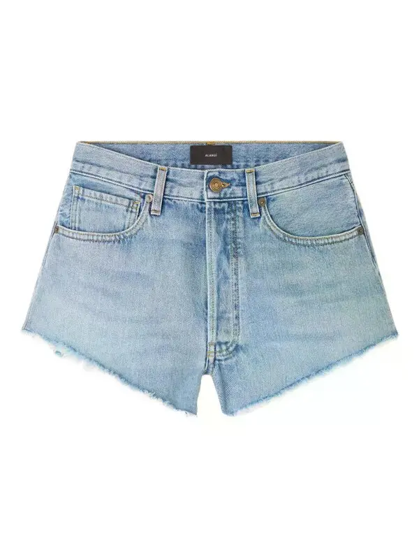 Alanui Island's Diary Denim Shorts