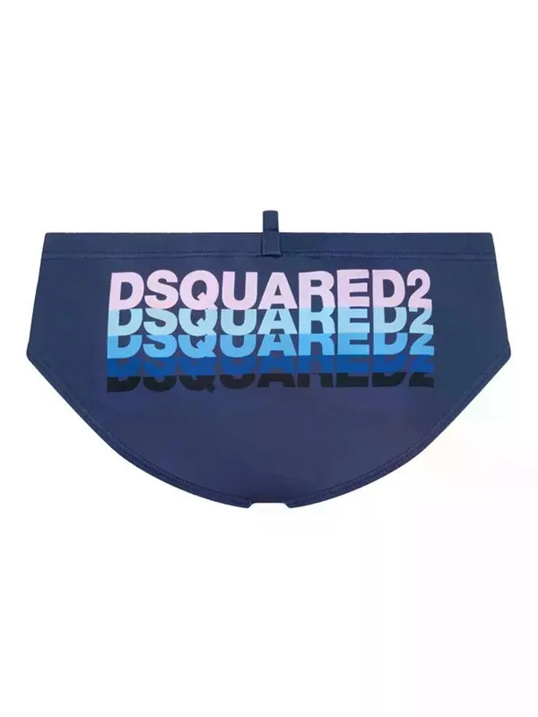 Dsquared2 Logo Swim Briefs - Blue