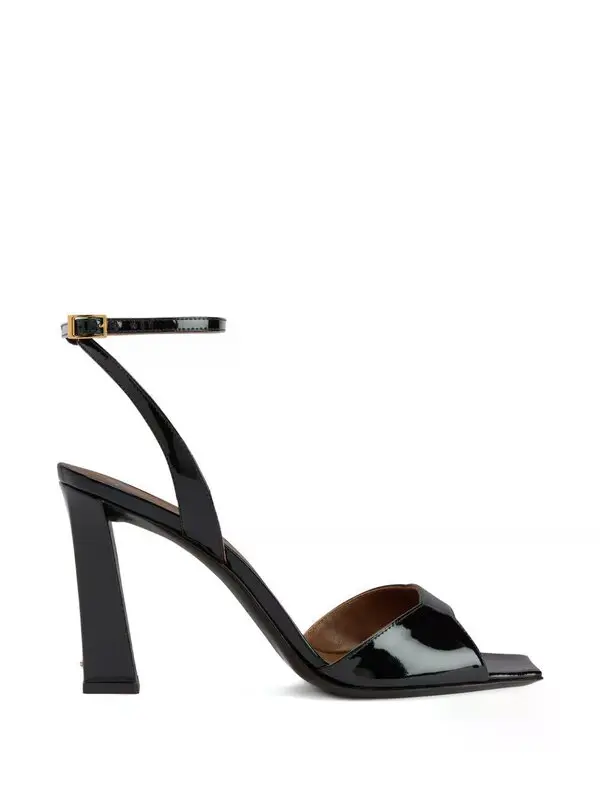 GIUSEPPE ZANOTTI Venice Square-toe Sandals - Black