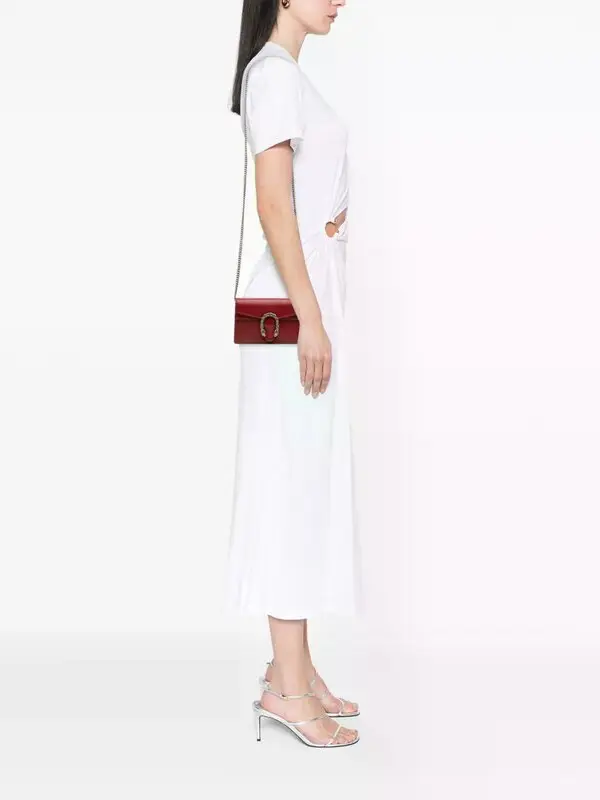 Gucci Dionysus Mini Leather Crossbody Bag - Red