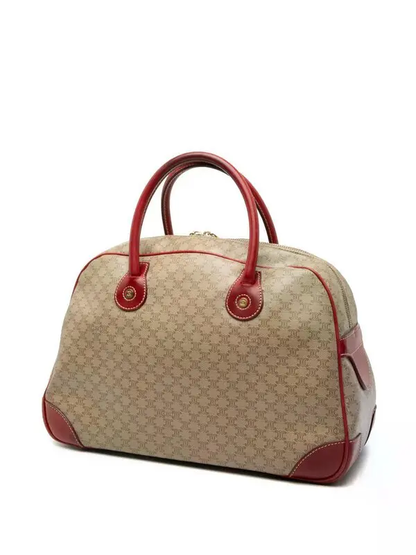 Celine 2002 Macadam Coated Canvas Handbag