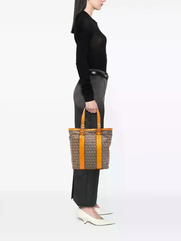 Fendi 2000-2010 Zucchino Canvas Tote Bag