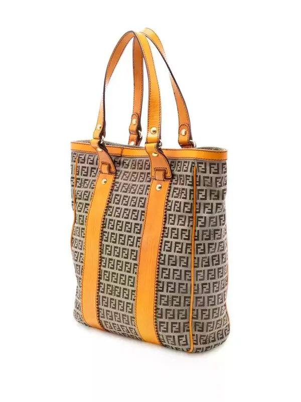 Fendi 2000-2010 Zucchino Canvas Tote Bag