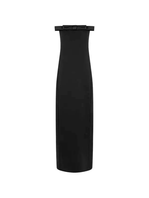 TOM FORD Bow-detail Strapless Maxi Dress
