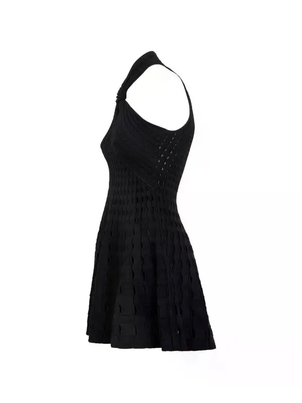 Simkhai Eyelet-knit Mini Dress