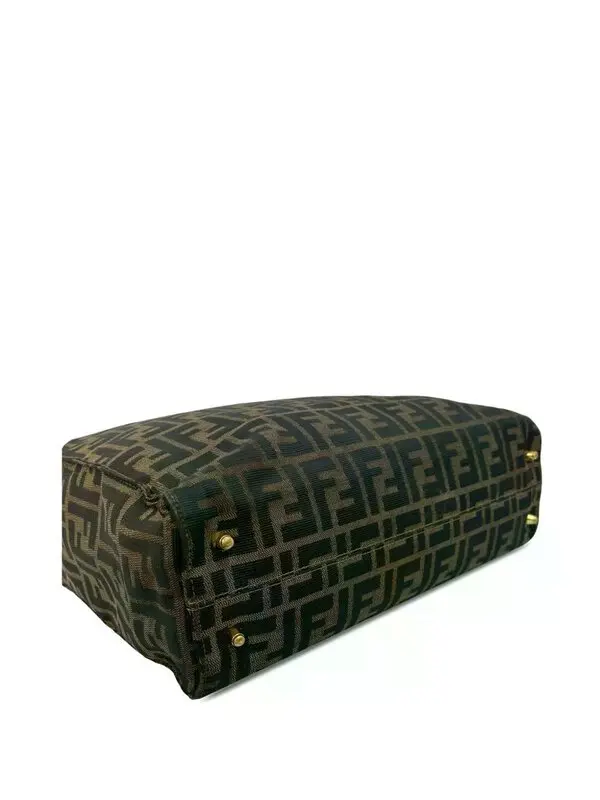 Fendi 20th Century Zucca Canvas Twins Tote Bag