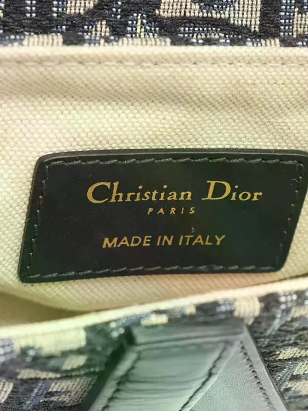Dior Oblique Canvas Saddle Bag - Brown