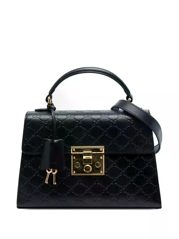 Gucci Small Sissima Padlock Satchel