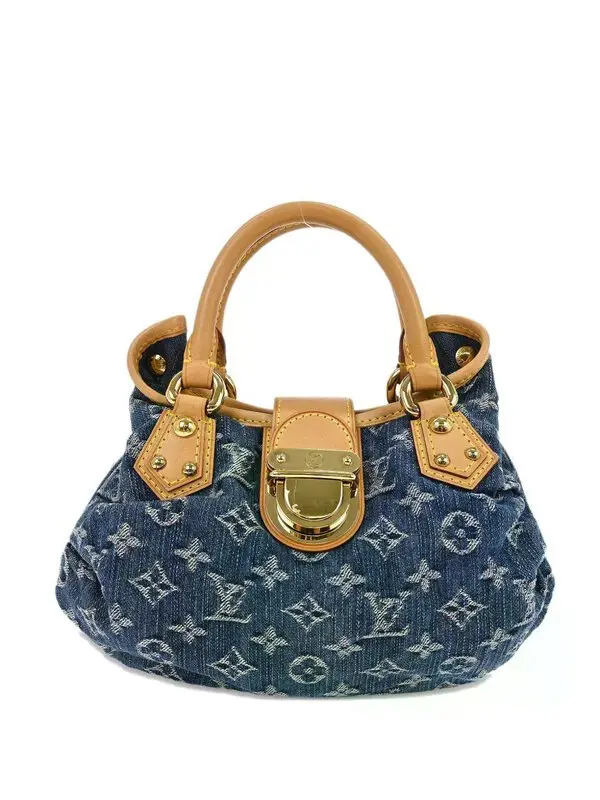 LOUIS VUITTON 2006 Monogram Denim Tote Bag